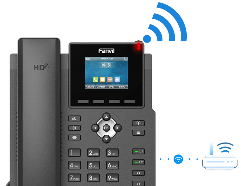 » Fanvil X3SW WiFi Phone – A Phone for Hybrid Working - Yellowgrid
