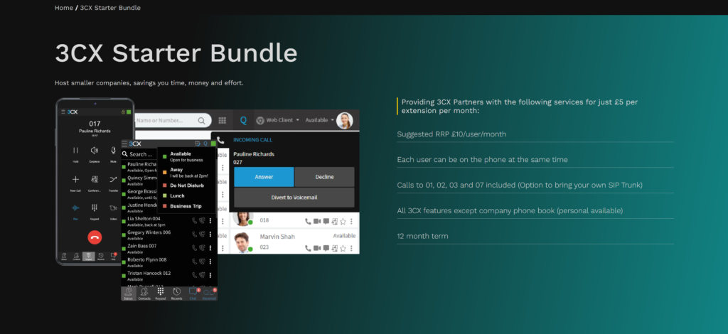 » 3CX Multi-Tenant and Starter Bundle - Yellowgrid